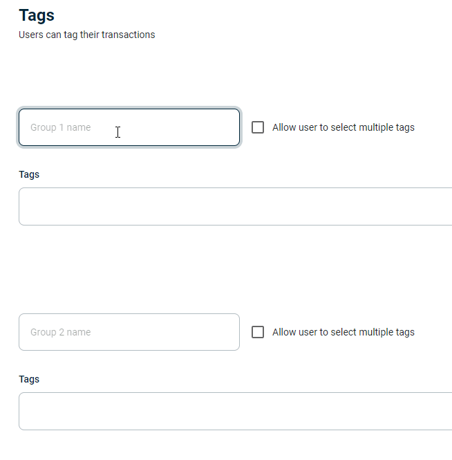 Creating categories and tags