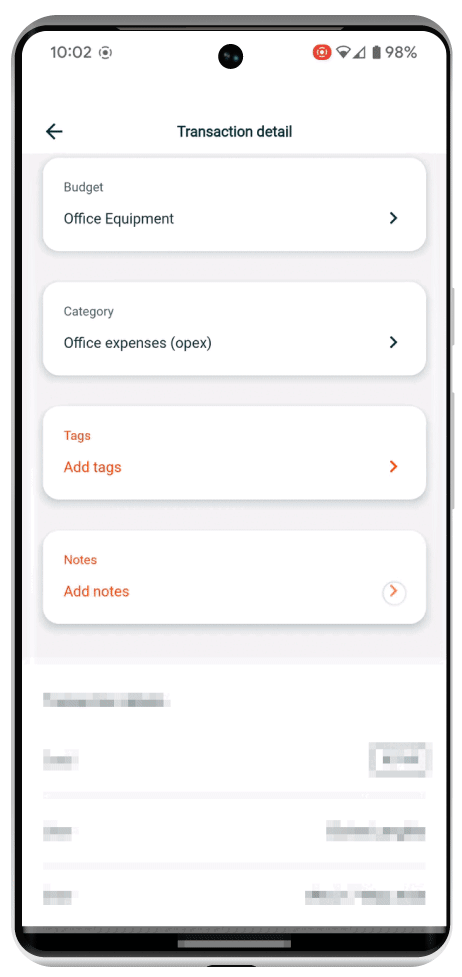 Assign categories, tags & notes